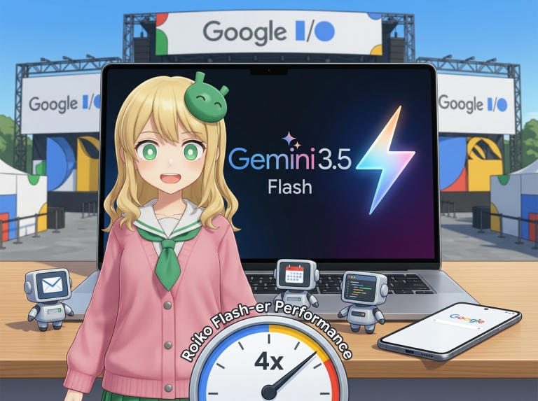 Google、新AIモデル「Gemini 3.5 Flash」発表。検索AI Modeに本日展開 - すまほん!!
